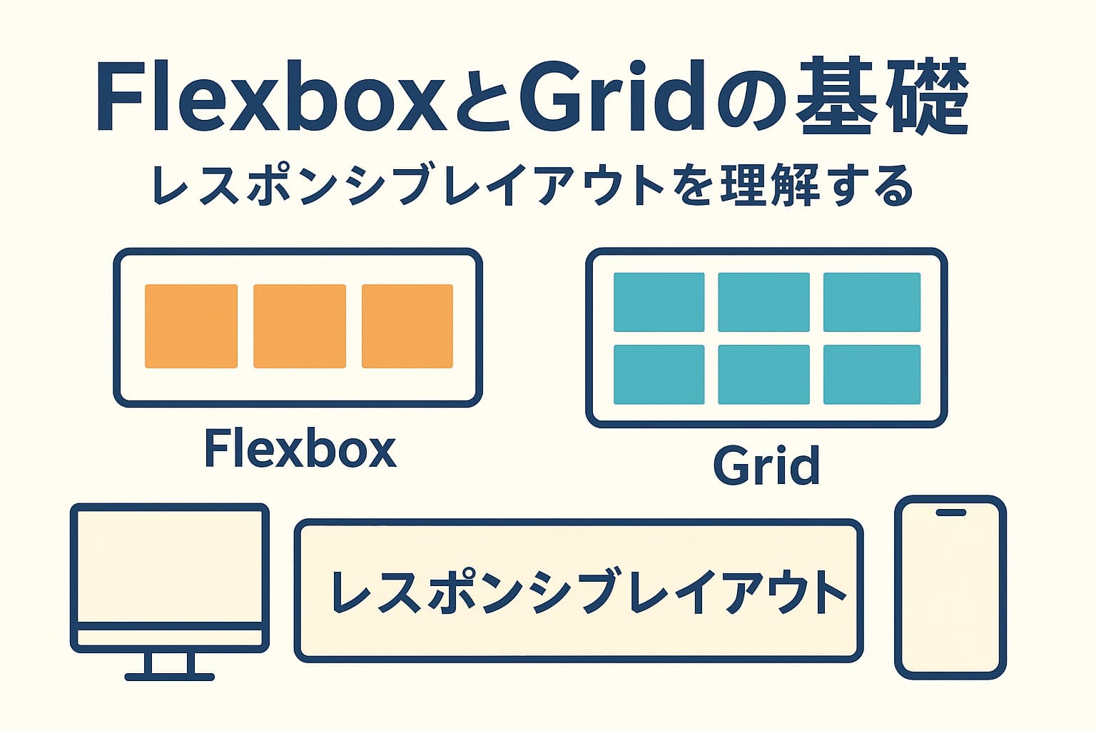 FlexboxとGridの基礎｜レスポンシブレイアウトを理解する - Yagi-System