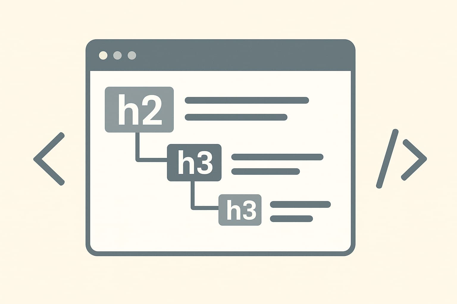 見出しタグ（h2・h3）の正しい使い方｜HTML構造とSEOの基本を理解する - Yagi-System